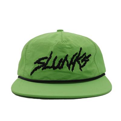 China Chapéu de acampamento de nylon seco e respirável Snapback impermeável 5 painéis de corrida à venda