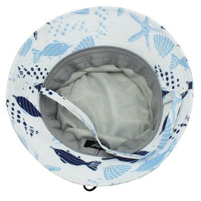 Cina ODM Designs Wide Brim Sun Hat per bambini UPF50 Nylon Printing Four Seasons applicabile in vendita