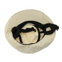 China Custom Polyester Waterproof Sun Bucket Hat with Adjustable Chin Strap 58cm for sale
