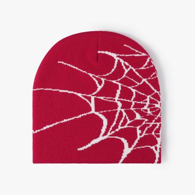Cina Logo personalizzato Modello a maglia Abbigliamento di strada Inverno Cappello caldo con stampa di logo Jacquard a colori pieni in vendita
