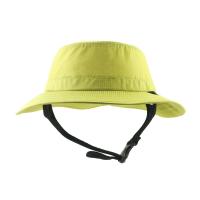 China Custom Polyester Wide Brim Sun Protect Surf Hat with Adjustable Chin Strap 58cm for sale