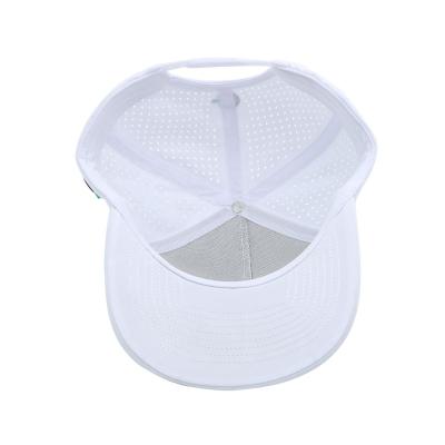 China 56CM 5-Panel Hat Sonic Emboss Pinch Perforated Sport Cap Performance Embroidered Hat for sale