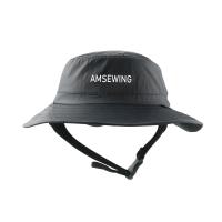 China Custom Polyester Wide Brim Sun Protect Surf Hat with Adjustable Chin Strap 58cm for sale