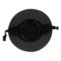 China Custom Polyester Wide Brim Sun Protect Surf Hat with Adjustable Chin Strap 58cm for sale