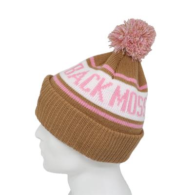 China Beanie Winter Hat With CUSTOM Letter Pattern Type And COMMON Fabric Feature for sale