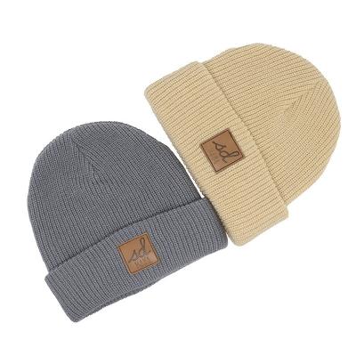 China Classic Ribbed Cuffed Gorras Casquette Toques Skull Beanie Hats With ODM Designs for sale