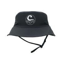 China Custom Logo Waterproof Windproof Surfing Bucket Hat with Adjustable Chin Strap 58cm for sale