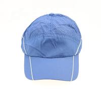 China Custom Quick Dry Running Sports Hat 6 Panel Unconstructed 58cm Polyester with Logo for sale