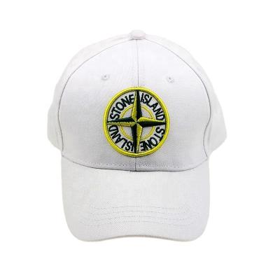 China Gewone stof kenmerk borduurwerk Baseball cap voor vissen Te koop