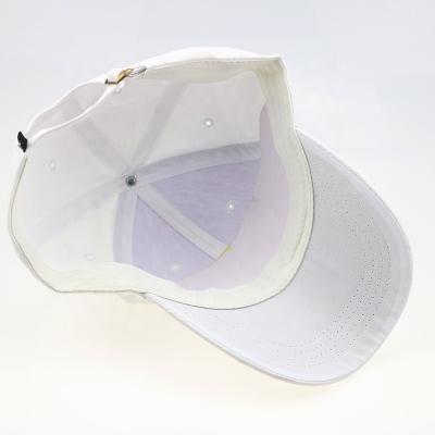 China Gewone stof kenmerk borduurwerk Baseball cap voor vissen Te koop