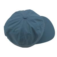 China Custom Embroidered Turquoise Nylon 6 Panel Snapback Hat 58cm Summer Unconstructed for sale