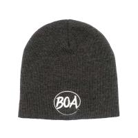 China Custom Embroidery Logo Cuffless Beanie Winter Cap 58cm Adjustable Size Acrylic for sale