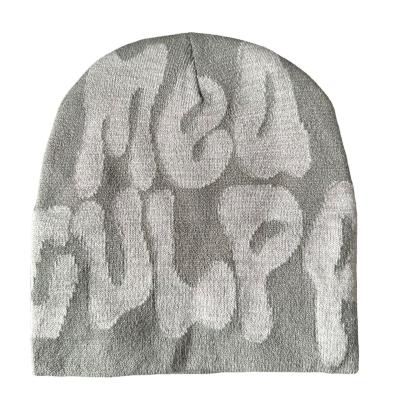 Cina Testa da sci unisex con teschio acrilico, cravatta semplice, colorata, a maglia, cappello da sci invernale, cappelli da pescatore per adulti in vendita
