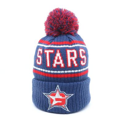 Cina Cappelli invernali sportivi personalizzati 2023 Disegni ODM con rivestimento di lana spessa Pom Pom Beanies in vendita