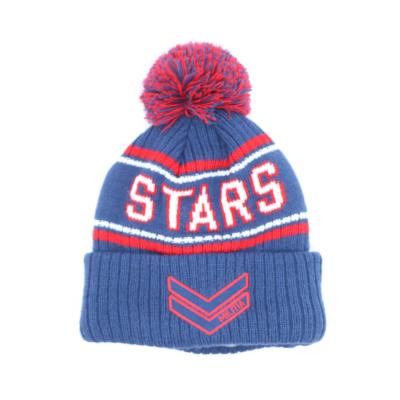 Cina Cappelli invernali sportivi personalizzati 2023 Disegni ODM con rivestimento di lana spessa Pom Pom Beanies in vendita