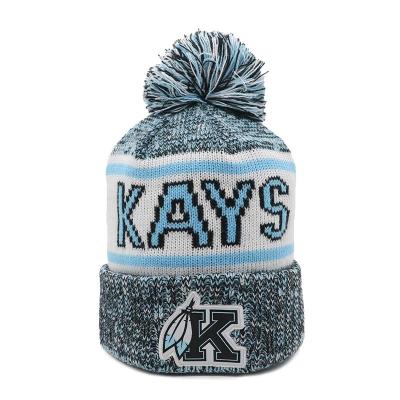 China COMMON Fabric Feature Custom Logo Embroidered Beanie Knitting Hats for sale