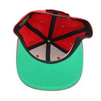 China Custom Two-Tone 6 Panel Basketball Snapback Cap Cotton Structured 58cm for sale