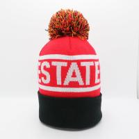 China Customized Mohair Pom Pom Beanie With Solid Pattern Type And Fur for sale