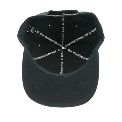 Cina Flat Brim Bill 6 Panel Basketball Gorras Snapback Caps Logo ricamato in 3D in vendita
