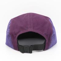 China Custom Unstructured Cotton 5 Panel Mesh Camp Cap for Running Hiking 56-60cm for sale