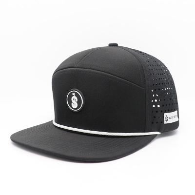 Cina 7 Cappelli Snapback Laser Taglio Forno Cappelli da baseball respirabili in vendita
