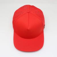 China Custom 5 Panel Perforated Laser Cutting Baseball Hat Snapback Cap 48cm-60cm for sale
