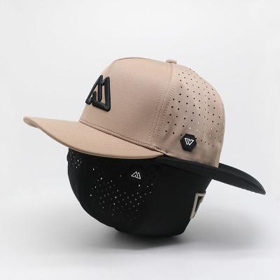中国 5 パネル パフォーマンス帽子 3D刺身 孔付きレーザー切断穴 野球 スポーツ 販売のため