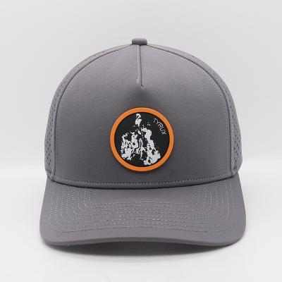 Cina Cappello da golf a gomma personalizzato Cappello a taglio laser impermeabile Cappello sportivo per stile di vita attivo in vendita