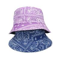 Quality Vintage Ethnic Style Fisherman Bucket Hat with Geometric Pattern and Flocking for sale