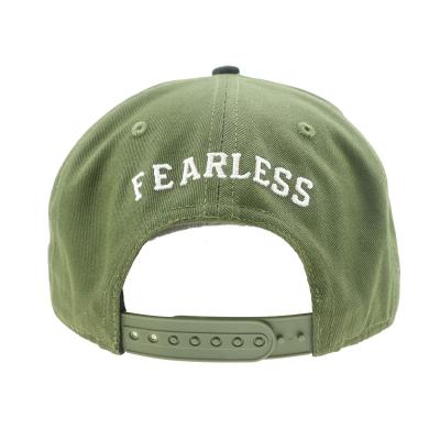 China Adjustable Hip Hop Flat Bill Snapback Cap With Custom Rubber Patch Logo for sale