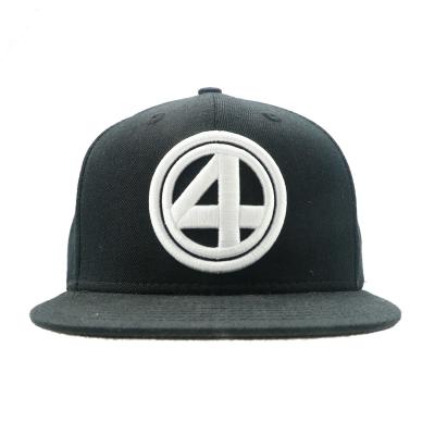 China Four Seasons Chapéu Snapback bordado preto para homens Design personalizado à venda