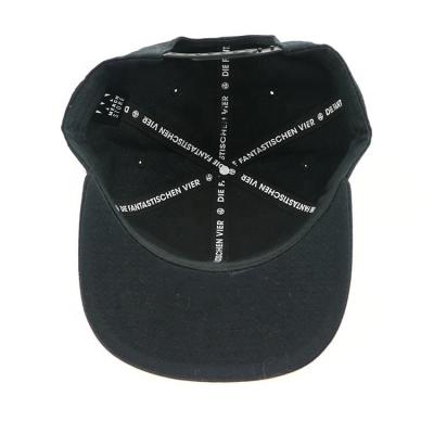 China Four Seasons Chapéu Snapback bordado preto para homens Design personalizado à venda