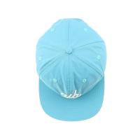 China Custom 6 Panel Baseball Cap Felt Patch Flat Bill Snapback Hat Adult Size 58cm Cotton for sale