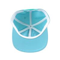 China Custom 6 Panel Baseball Cap Felt Patch Flat Bill Snapback Hat Adult Size 58cm Cotton for sale