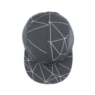 Cina Stile del personaggio Stampa personalizzata Logo 5 pannelli Campo Baseball Sport Cappucci da camion di nylon in vendita