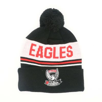 Cina Logo di ricamo personalizzato Cappello invernale unisex Cappuccio a maglia per il calore in ordine in massa in vendita