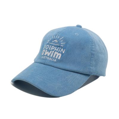 Cina Unisex 6 pannelli regolabili Vintage Sports Baseball Cap Cap Curve Brim Gorras Corduroy in vendita