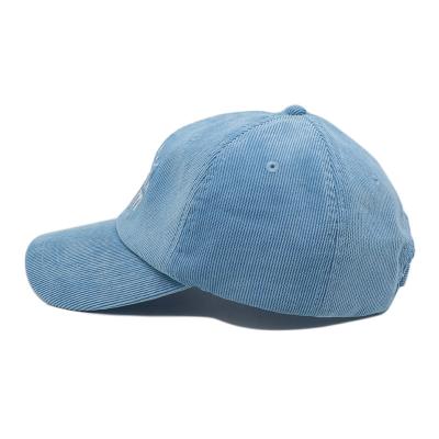 Cina Unisex 6 pannelli regolabili Vintage Sports Baseball Cap Cap Curve Brim Gorras Corduroy in vendita