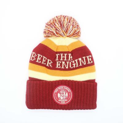 Cina Adulti Cappuccio a maglia caldo invernale con logo personalizzato e materiale acrilico 100% confortevole in vendita