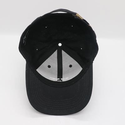 Cina Cappello a 6 pannelli Eco cappelli personalizzati Cappello da baseball sportivo con logo a ricamo piatto e bordo curvo in vendita