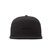 China Custom 7 Panel Snapback Laser Perforated Hat Flat Bill Breathable Cotton Mesh 58cm for sale