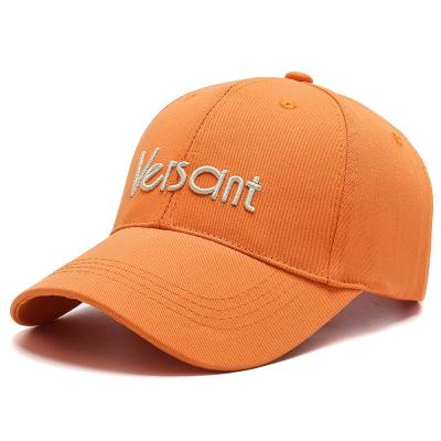 Cina Stripe 3D ricamato OEM Logo personalizzato 6 pannello strutturato Pre-curva bordo cotone Twill cotone organico tessuto sportivo baseball cappello in vendita