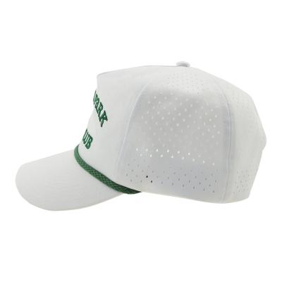 Cina Inverno secco veloce 5 pannello bianco ricamato Unisex Baseball Papa cappello Sport all'aria aperta in vendita