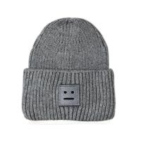 China Custom RPET Recycled Polyester Knitted Beanie Hat Eco-Friendly Winter Cap with Logo Embroidery for sale