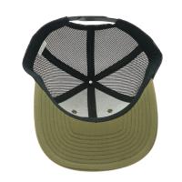 China Custom Logo Mesh Trucker Cap 6 Panel Hat Cotton Polyester 58cm Size for sale