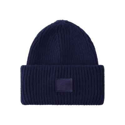 China Fabric Feature COMMON Recycled Material Eco Friendly 100%RPET Yarn Beanie Knitted Hat for sale