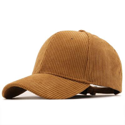 China Winter Gorras 6 Panel borduurwerk Plain Structured Corduroy Hoed met Discharge Printing Te koop
