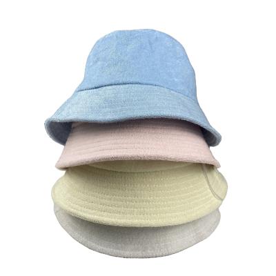 China Chapéu de balde de pescador unisex em algodão orgânico com logotipo de bordado personalizado e toalha à venda