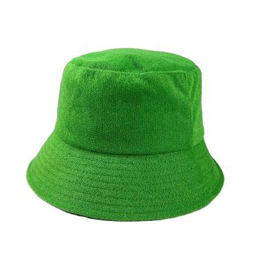 China Chapéu de balde de pescador unisex em algodão orgânico com logotipo de bordado personalizado e toalha à venda
