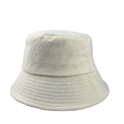 China Chapéu de balde de pescador unisex em algodão orgânico com logotipo de bordado personalizado e toalha à venda